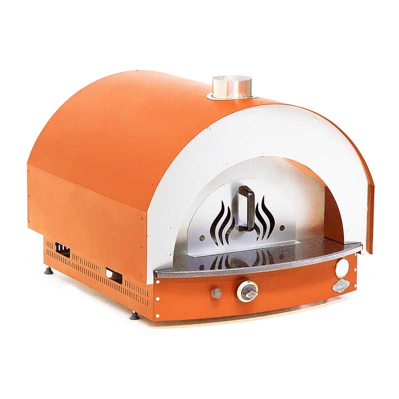 Empero Home type Pizza and Pide oven with stone floor, Gas, Orange