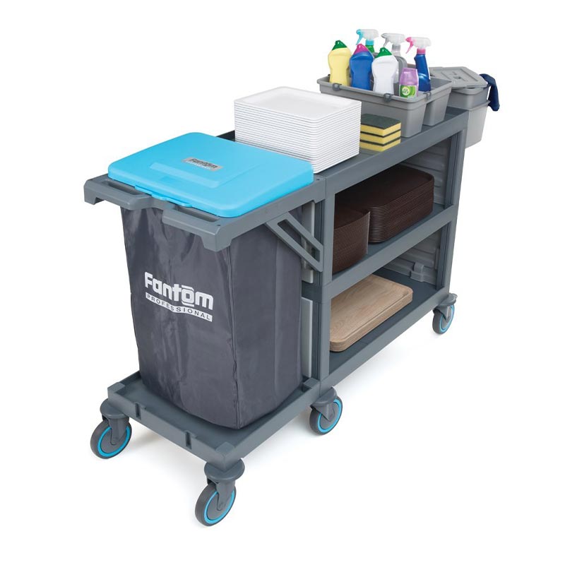 Fantom Procart 222 3 Katlı Servis Arabası, Çöp Bölmeli Fiyat