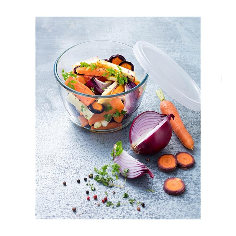 Pyrex 152P001/7048 Kapaklı Yuvarlak Saklama Kabı, 0.6 L Fiyat