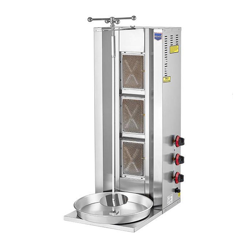 Remta D06 Doner Kebab Cooker, 3 Radiant, Gas (CE)